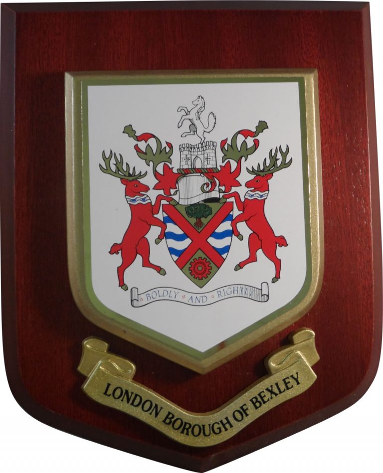 i4c publicity Personalised Wooden Plaques UK | Heraldic Shields | i4c ...